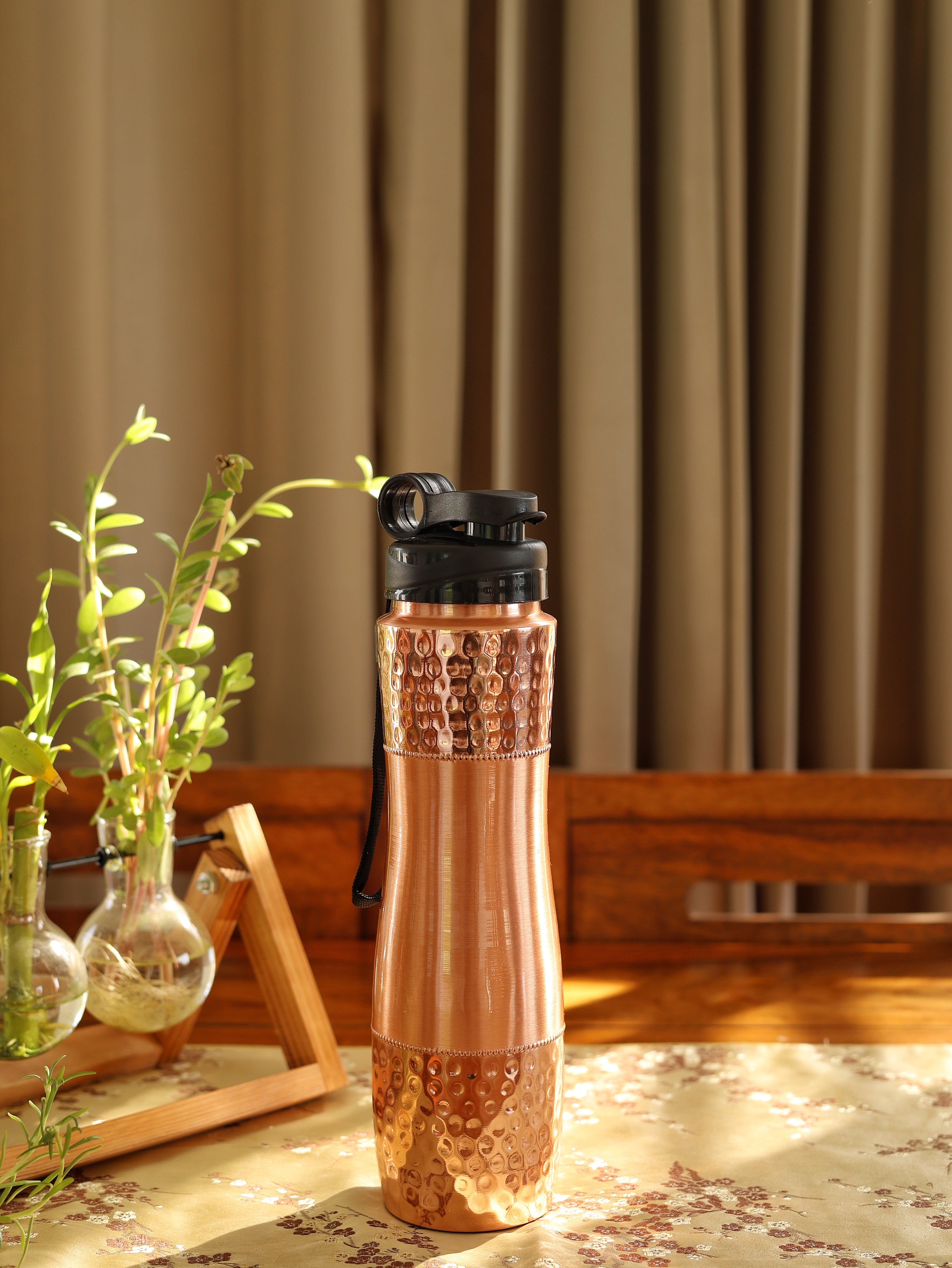 Vedic Copper Water Sipper - 1 Litre – Krishna Bhog