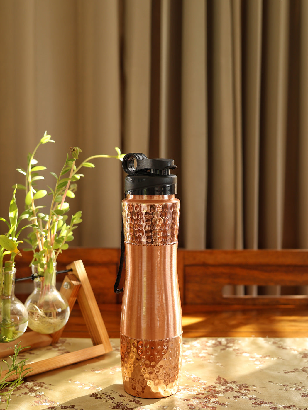 Vedic Copper Water Sipper - 1 Litre – Krishna Bhog